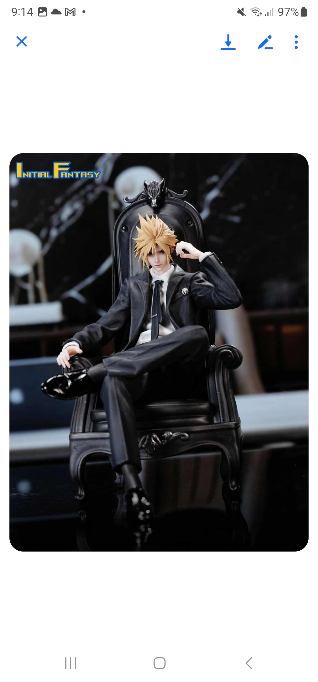 INITIAL FANTASY STUDIO - CLOUD from Final Fantasy | Premium Anime ...